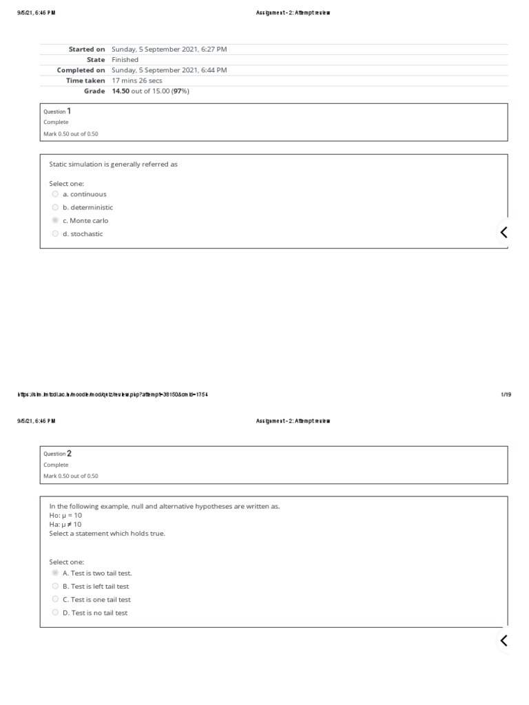 Assignment - 2 - Business Statistics | PDF | Statistical Hypothesis ...