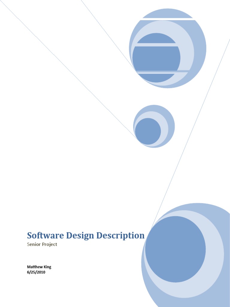 SDD Example For Web Project | Download Free PDF | World Wide Web ...