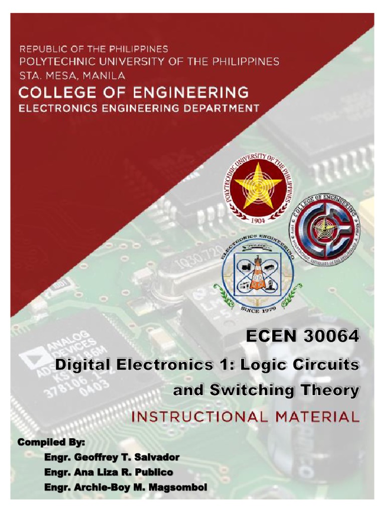 IM ECEN 30064 Digital Electronics 1 Logic Circuits and Switching Theory | PDF | Subtraction ...