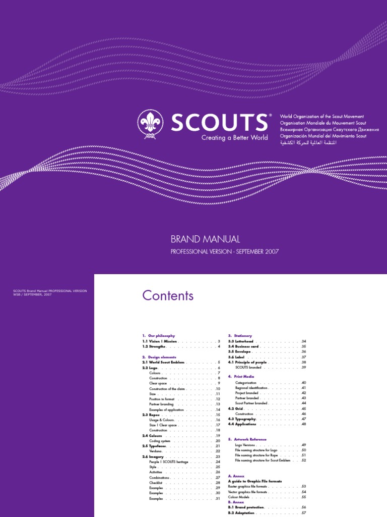 WOSM Brand Manual | PDF | Logos | Typefaces