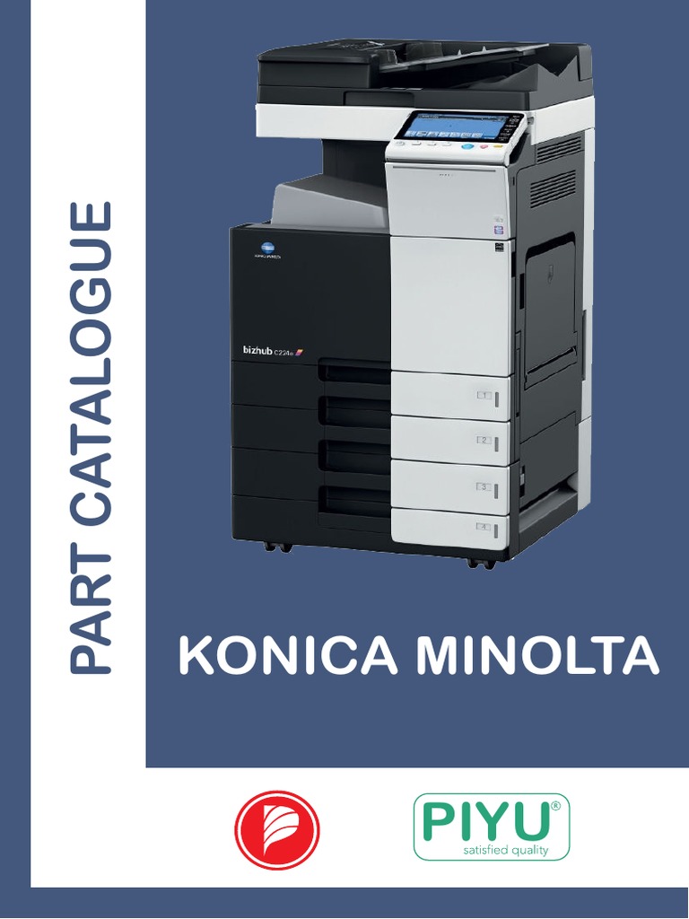 Konika Minolta Part 1 | PDF | Manufactured Goods | Equipment