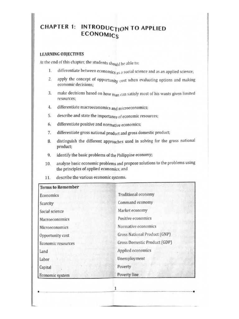 Introduction To Applied Economics | PDF