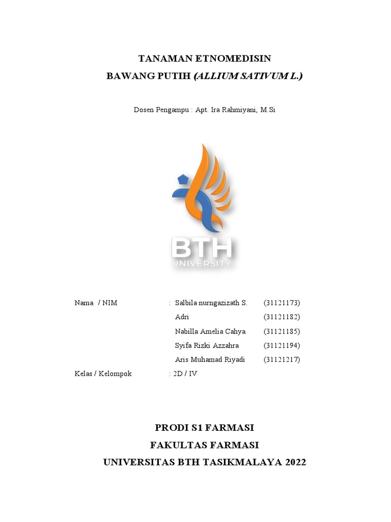 Etnomedisin: Bawang Putih untuk Kesehatan | PDF