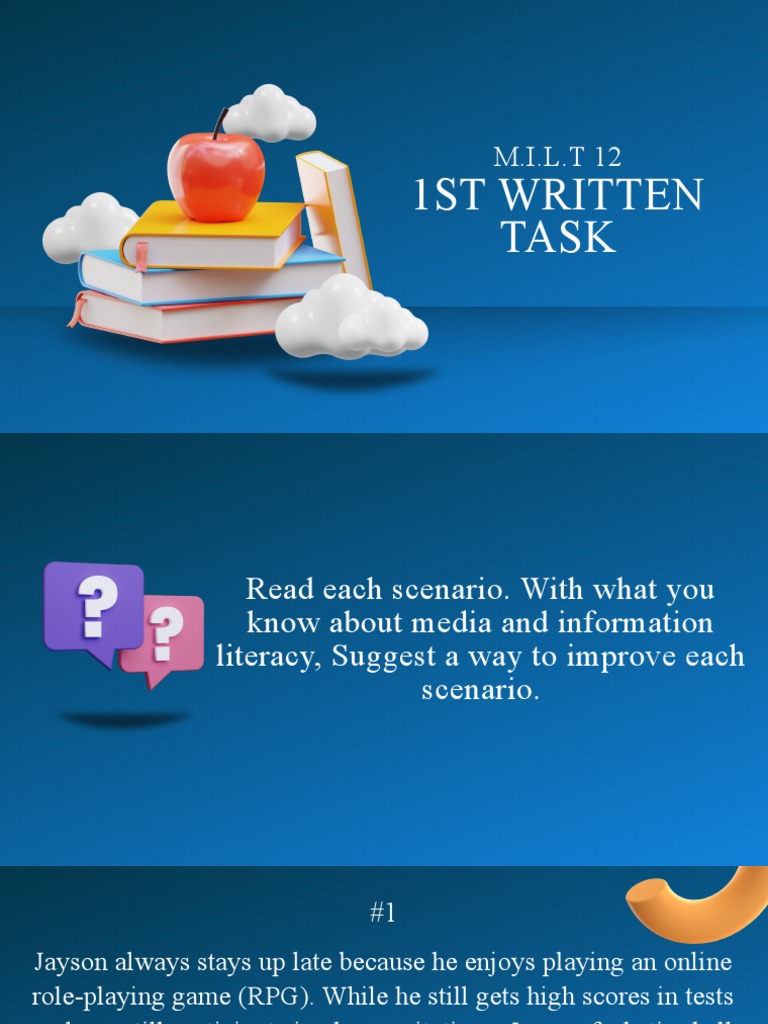 1st Written Task | PDF
