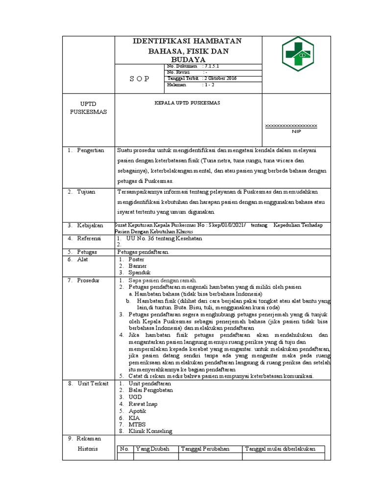 3.1. Ep 5 Sop Identifikasi Kendala | PDF