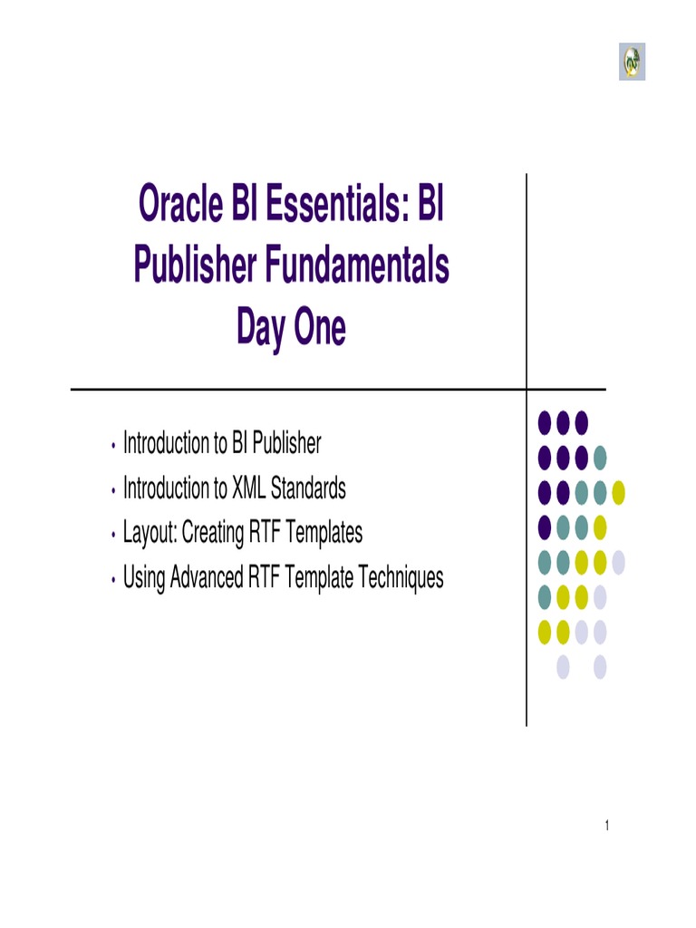 Oracle Bi Fundamentals Pdf Xml Xslt 