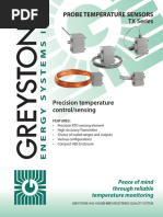 Greystone Temperature Sensor Overview | PDF | Power Supply | Duct (Flow)