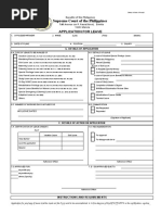 CS Form No. 6, Revised 2020 (Application For Leave) (Secured) | PDF