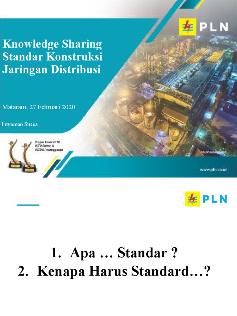 Standar Konstruksi Jaringan Distribusi | PDF