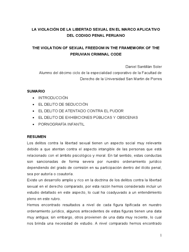 La Violacion | PDF | Violación | Derecho penal