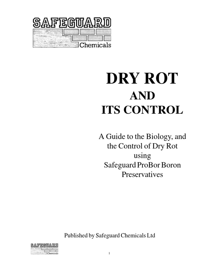 Dry Rot Book | Download Free PDF | Wood | Lumber
