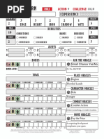 Ironsworn Delve Site Worksheet | PDF