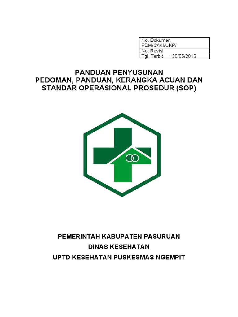 2.3.11. Ep5 Panduan Penyusunan Pedoman, Panduan, Ka DN Sop | PDF | Bisnis