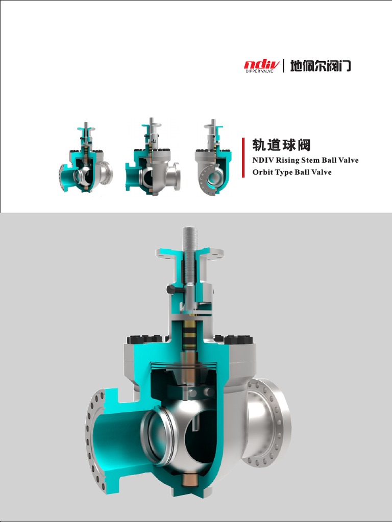NDIV Rising Stem Ball Valve - Zigong New Dipper Valve | PDF