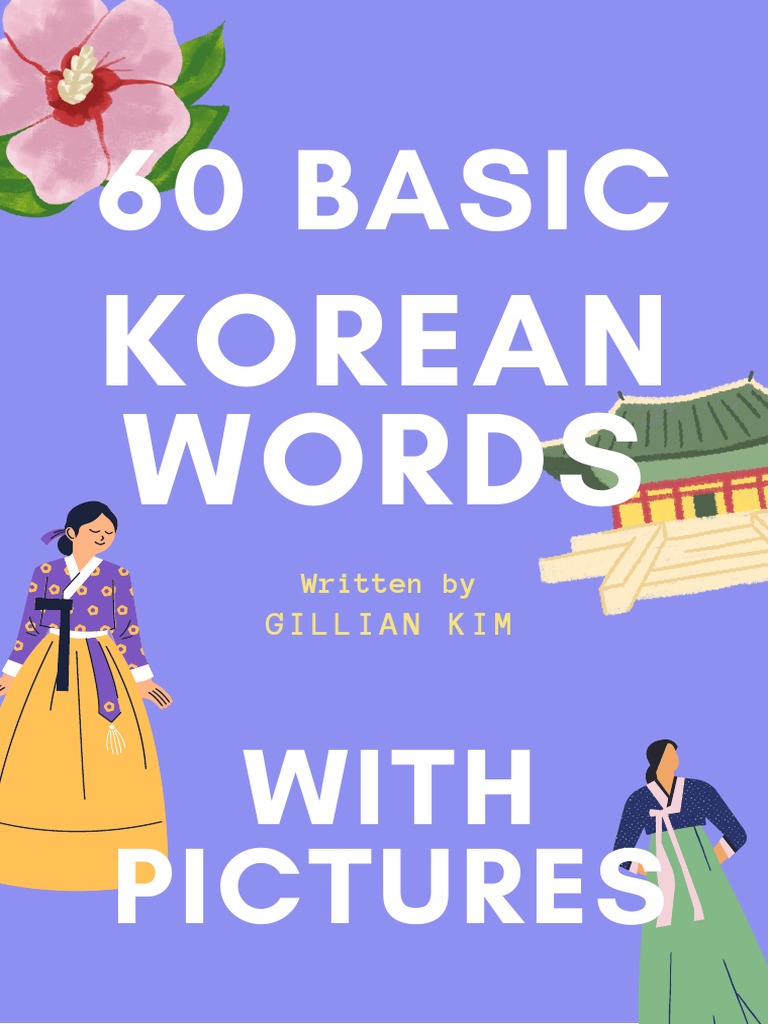 (PDF) 60 Basic Korean Words With Pictures | PDF
