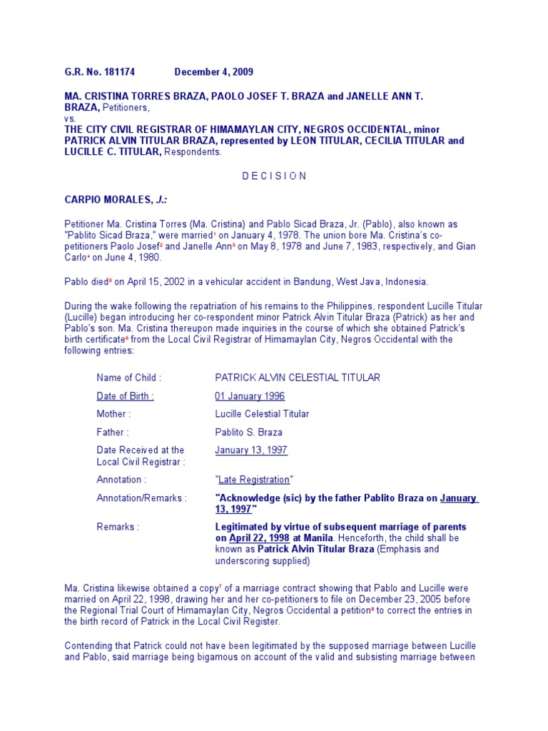 Brava | PDF | Annulment | Marriage