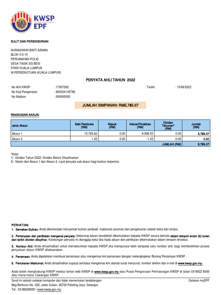 Summary Statement | PDF