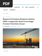 Panduan Penggunaan Aplikasi Simbg Untuk Pemohon | PDF