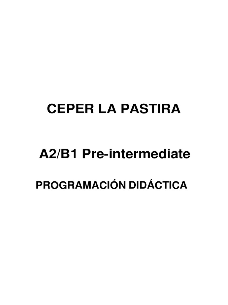 A2 B1 Preintermediate | PDF | Lingüística | Comunicación