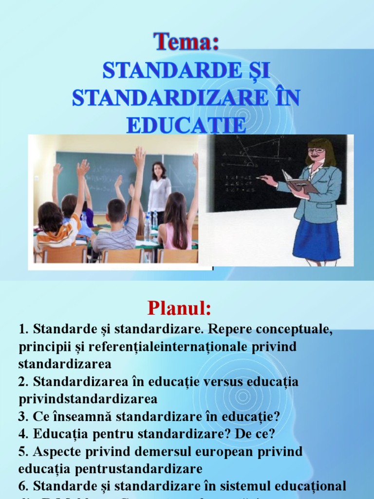 Standarde Educationale | PDF