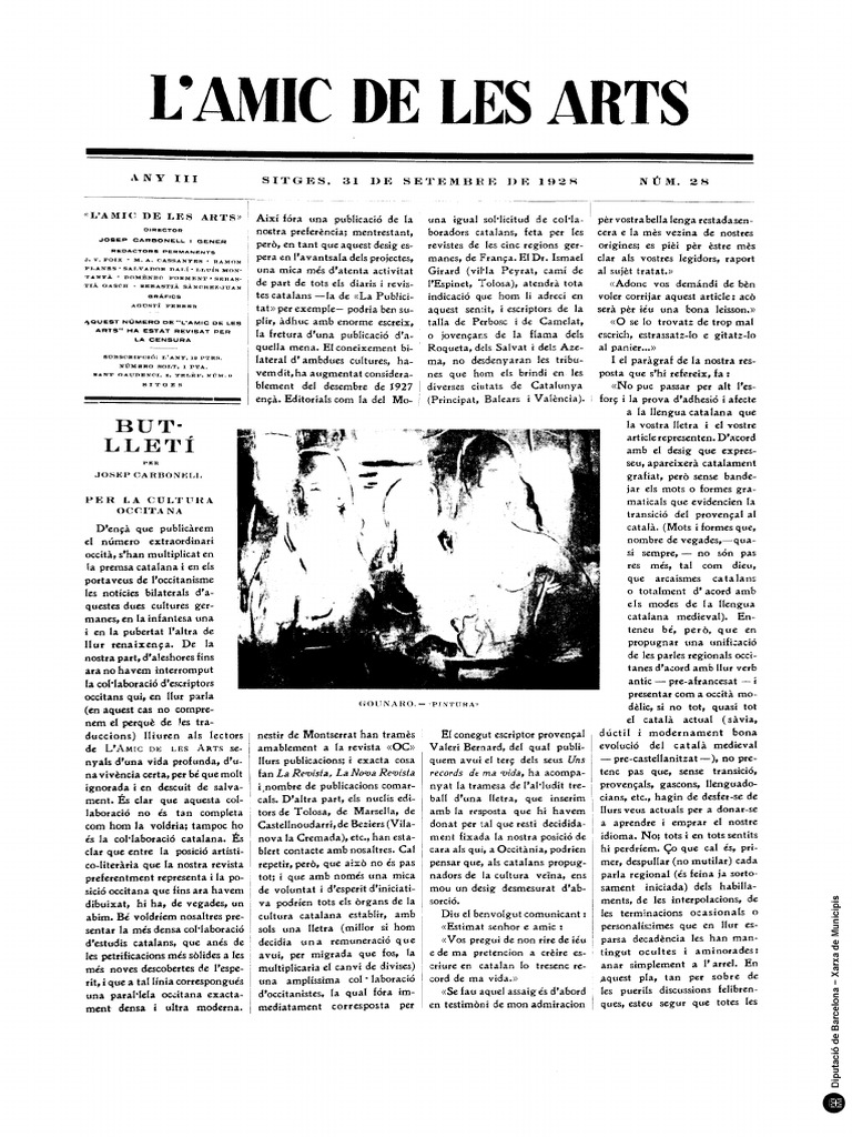 Amic de Les Arts | PDF