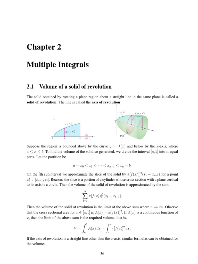 Double Integrals | PDF | Integral | Area