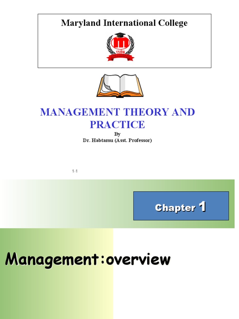 Overview of Management Theory | PDF | Organizational Structure | Goal