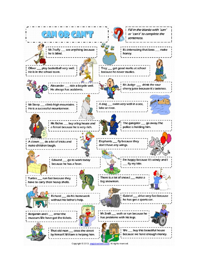 Modal Verbs Grade 4 | PDF