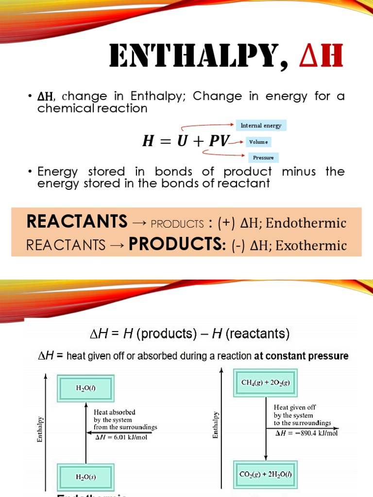 Understanding Enthalpy in Chemistry | PDF | Gibbs Free Energy | Entropy