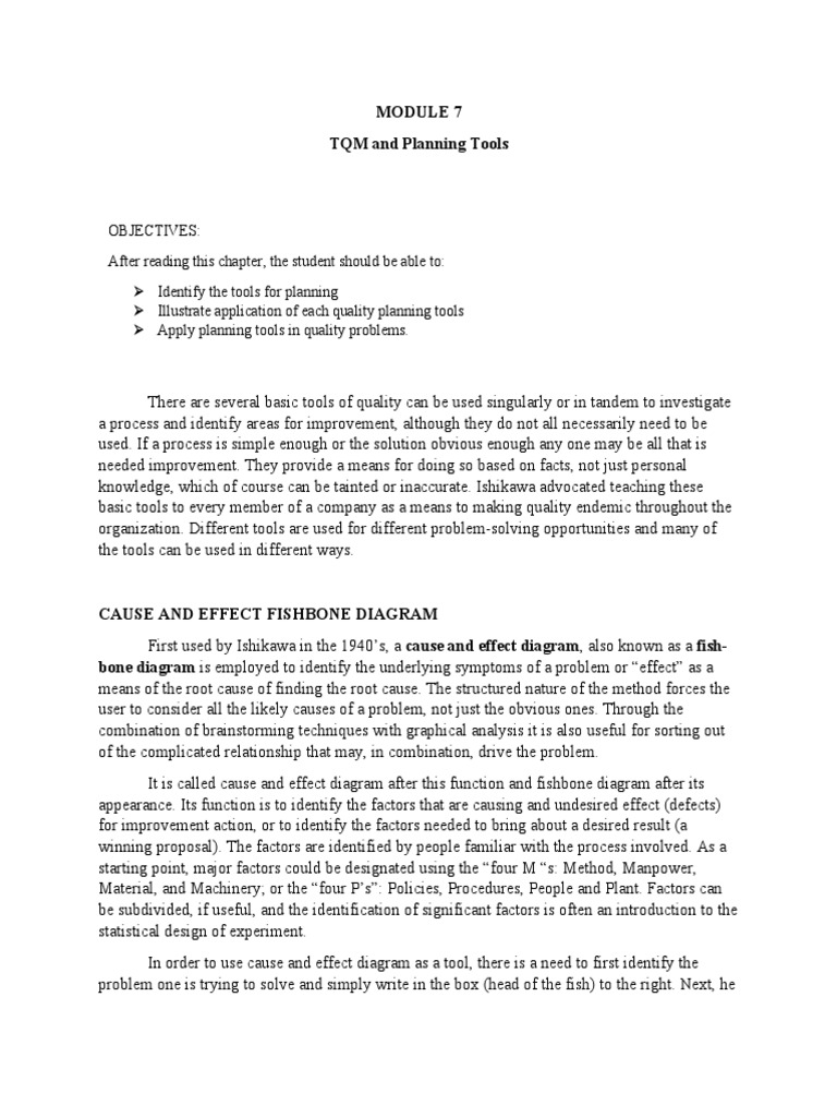 Module 7-TQM | PDF | Variance | Scatter Plot