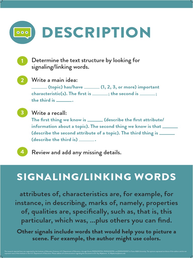 Description Poster English | PDF | Foreign Language Studies | Science ...