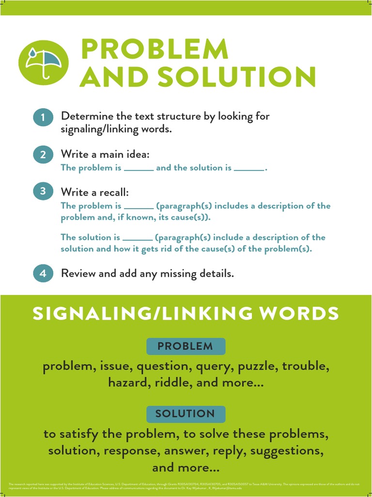 ProblemSolution Poster English | PDF | Science & Mathematics