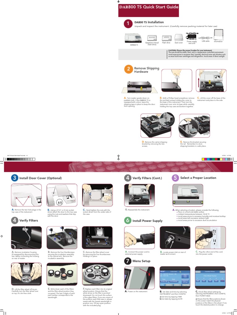DAR800 TS Quick Start | PDF | Ac Power Plugs And Sockets | Electrical Connector