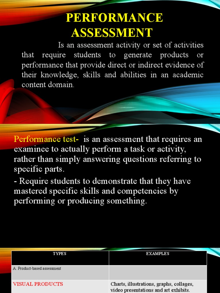 Performance Assessment | PDF | Rubric (Academic) | Educational Assessment