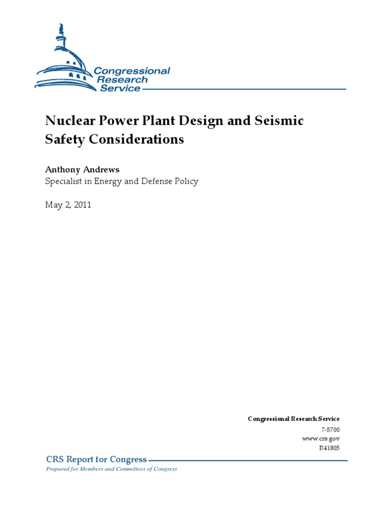 Nuclear Power Plant Design and Seismic Safety Considerations | PDF ...