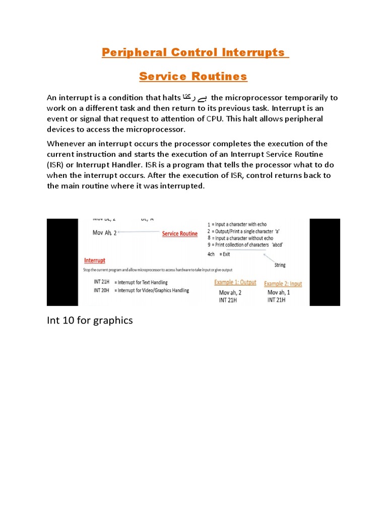 9-Peripheral Control Interrupts | PDF