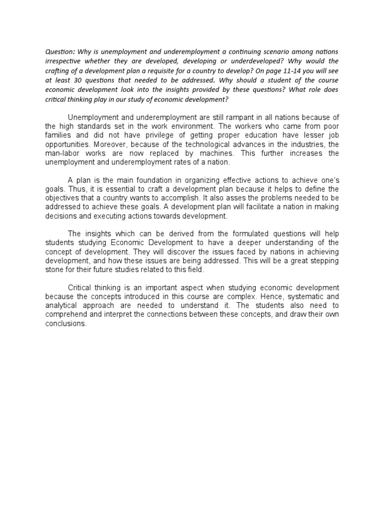 Introducing Economic Development | PDF Introducing Economic Development | PDF