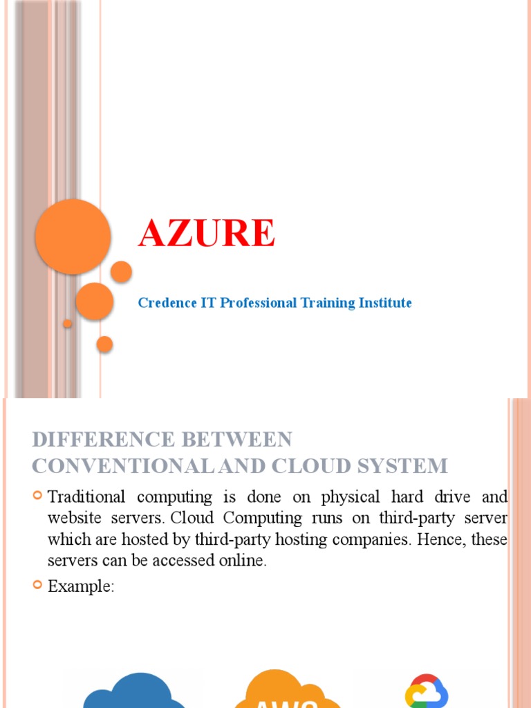 Azure | PDF | Cloud Computing | Microsoft Azure