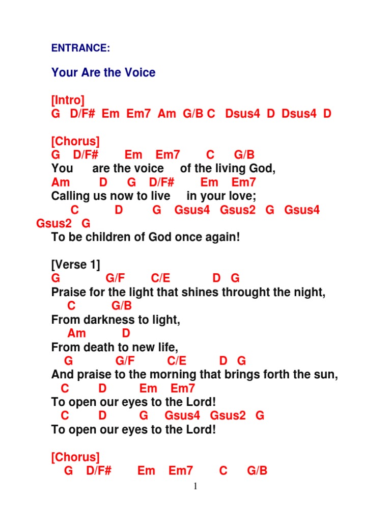 Mass Song Book | PDF | Christian Worship And Liturgy | Catholic Liturgy