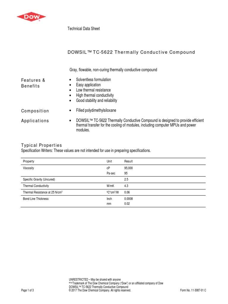 TC 5622 | PDF | Safety | Electrical Resistivity And Conductivity