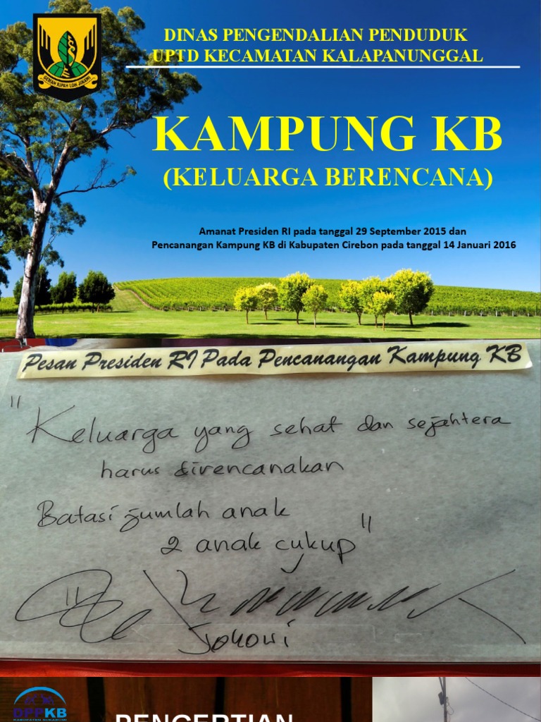 Juknis Kampung KB | PDF