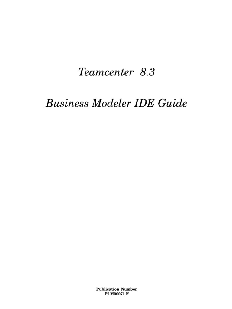 BMIDE Guide 8.3 | PDF