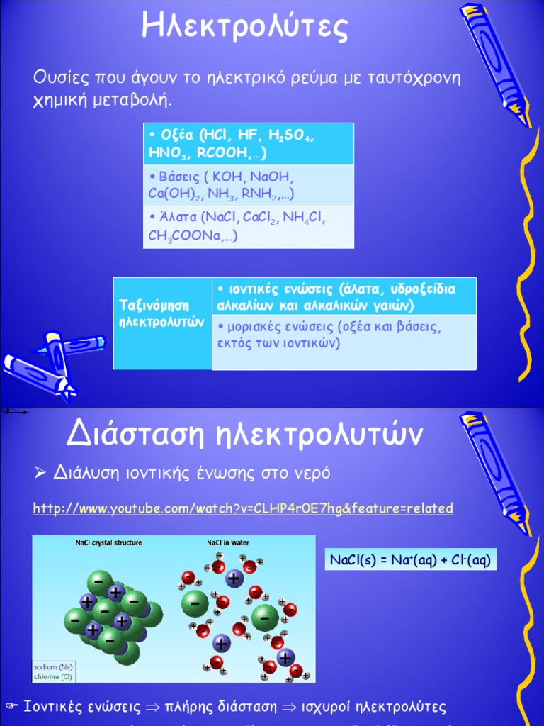 Ηλεκτρολύτες | PDF