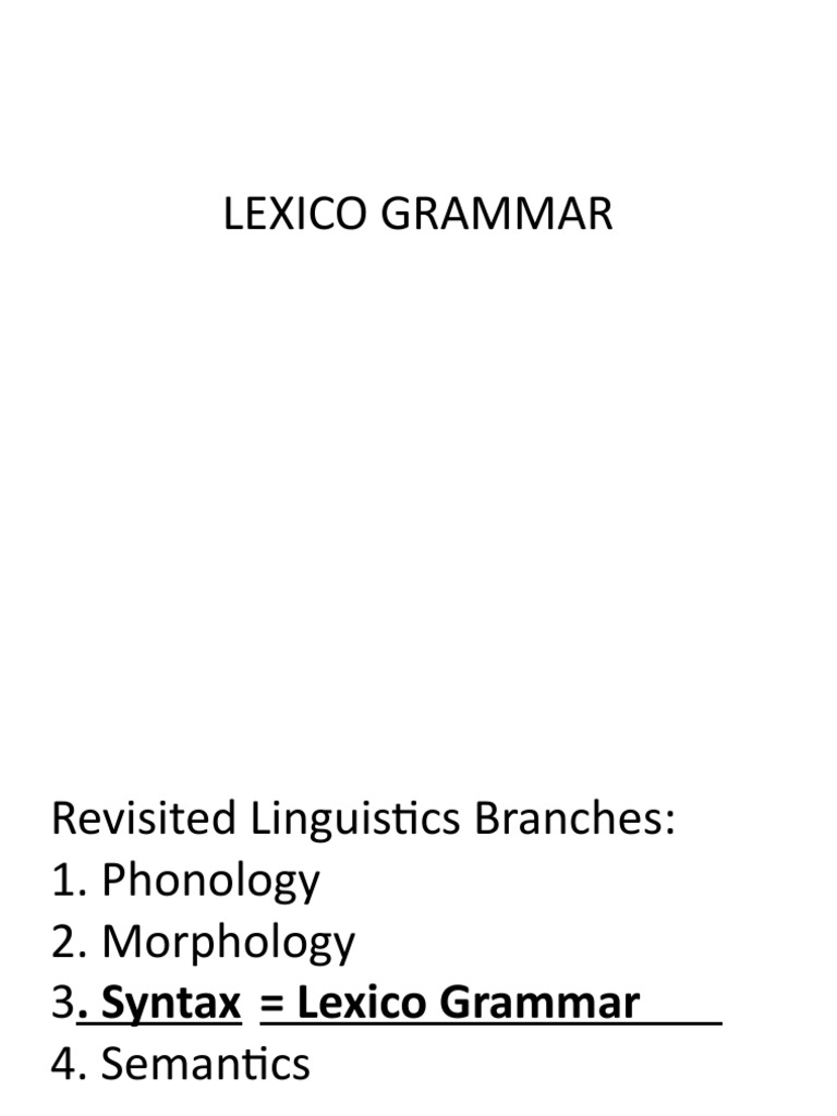 Why Clauses-Lexico Grammar | PDF | Syntax | Noun