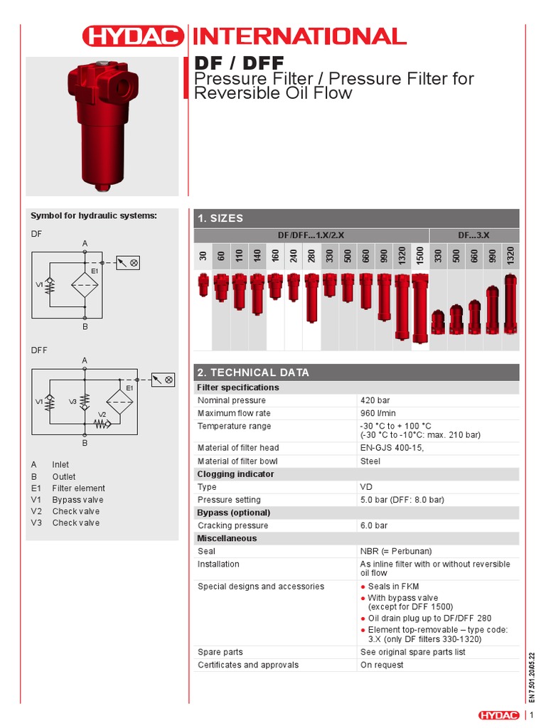 En7501 DF DFF | Download Free PDF | Valve | Filtration
