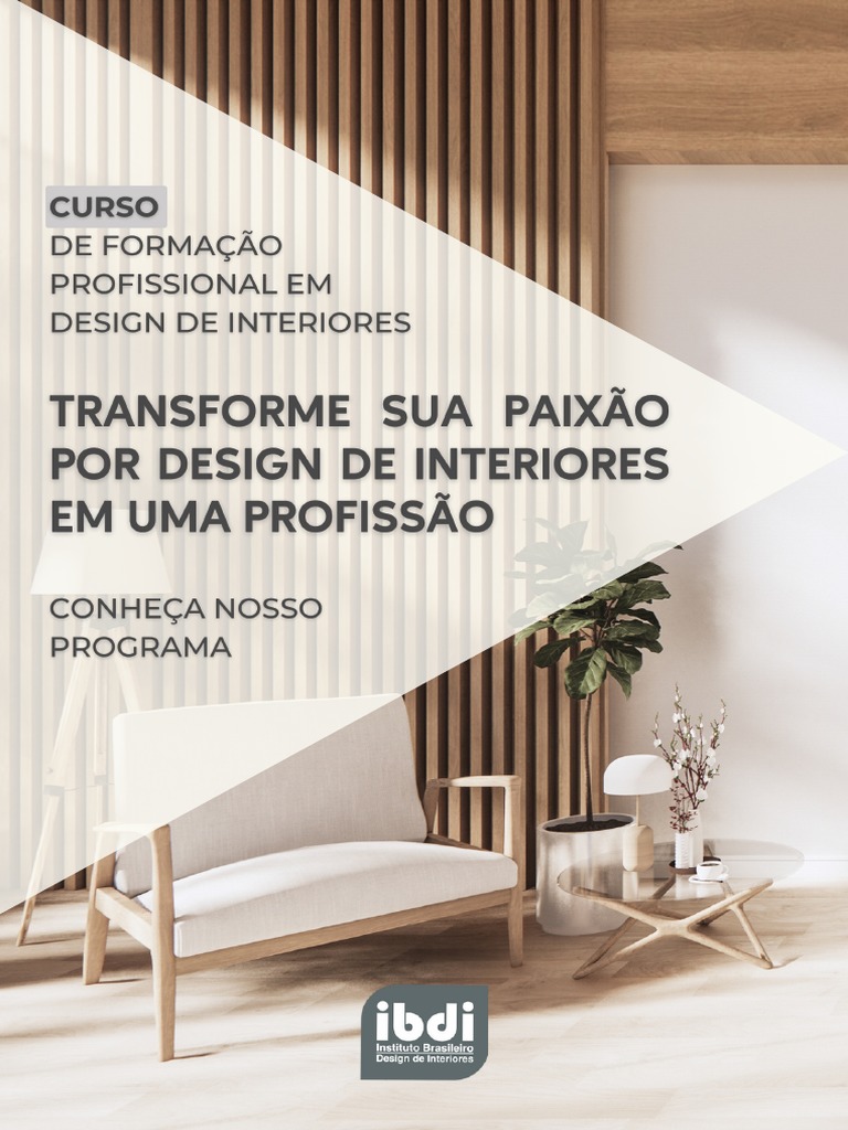 Curso Profissional em Design de Interiores | PDF | Desenho ...
