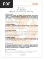 Some Basic Concepts of Chemistry Class 11 | PDF | Stoichiometry | Chemistry