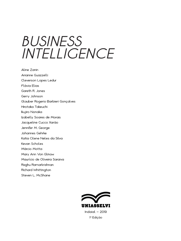 Business Intelligence | PDF | Inteligência empresarial | Gestão de relacionamento com o cliente