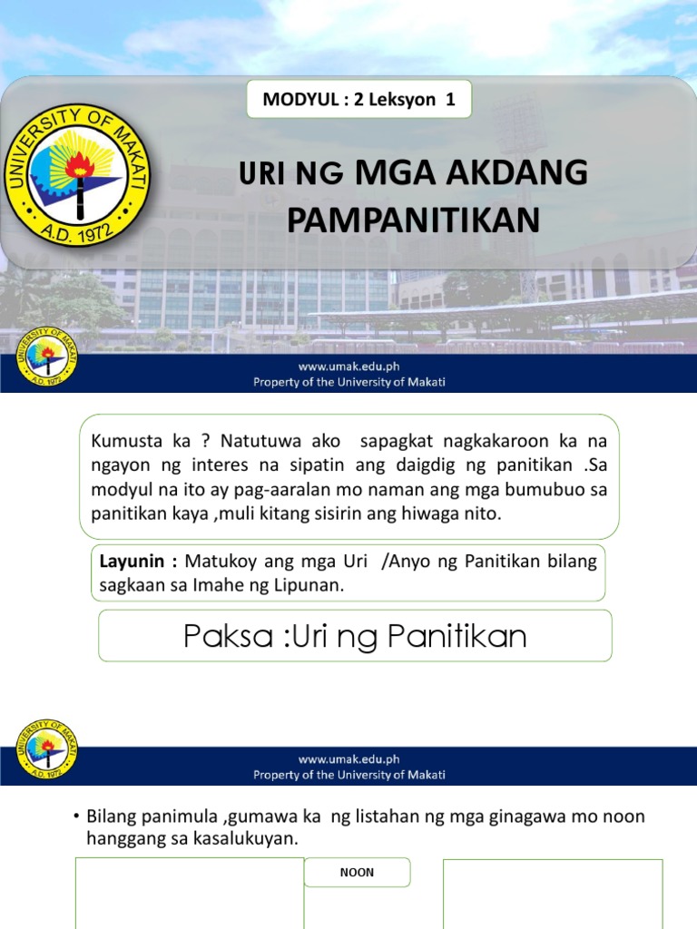 Soslit Modyul 2 | PDF