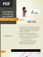 Filipino Grade 8 1st Quarter | PDF